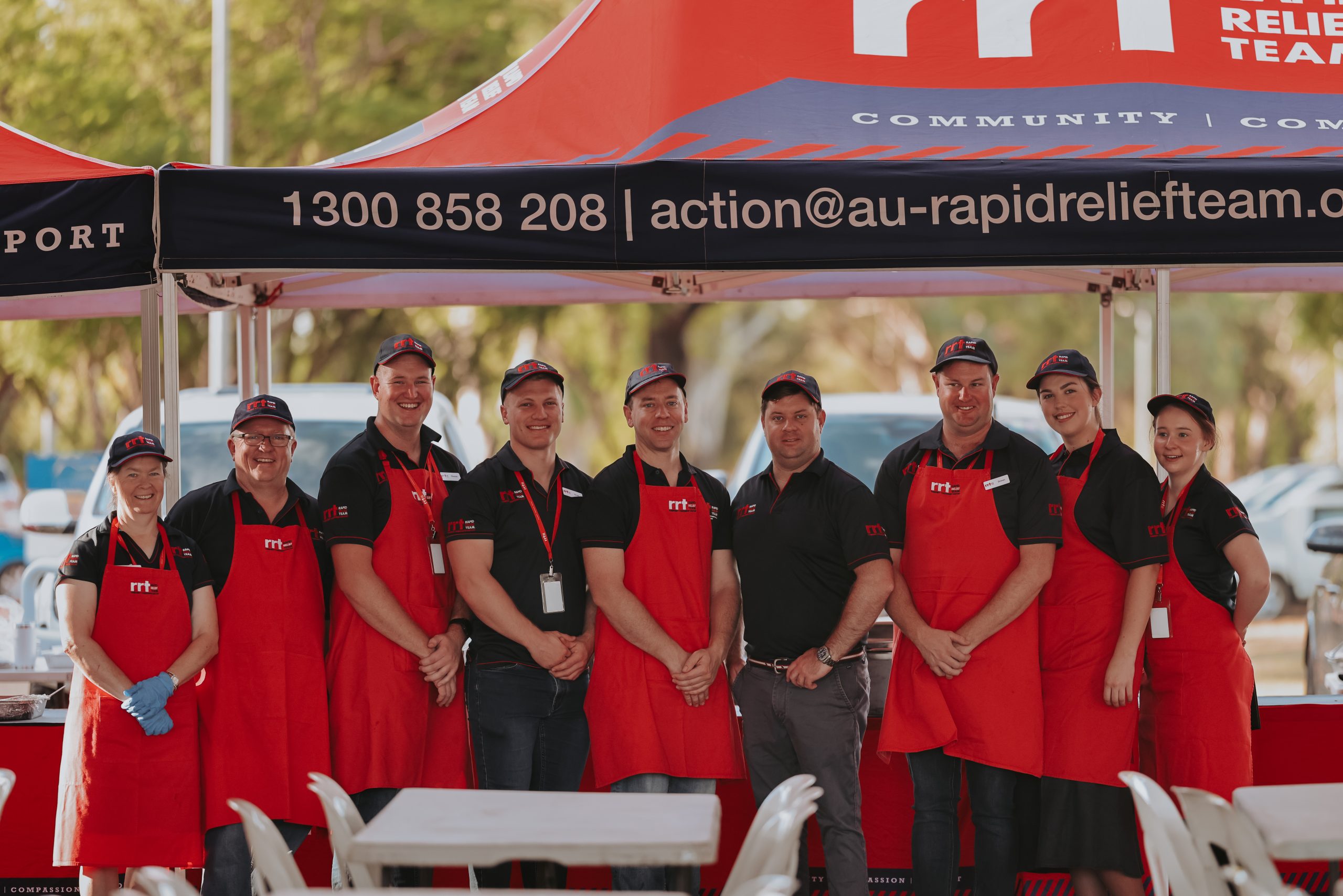 Rapid Relief Team Feeds the Firies at the NSW Championships in Tamworth